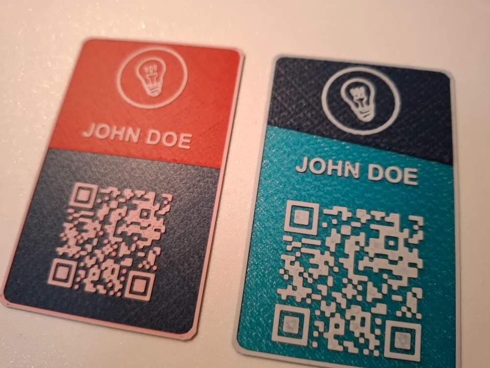 Parametric business card - type d by miziomon MakerWorld: Download Free ...