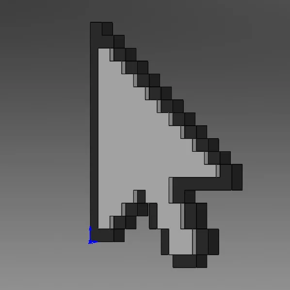 8-Bit Arrow Cursor - Fridge Magnet (Hot-Swap) by 8-Bit Prints - MakerWorld