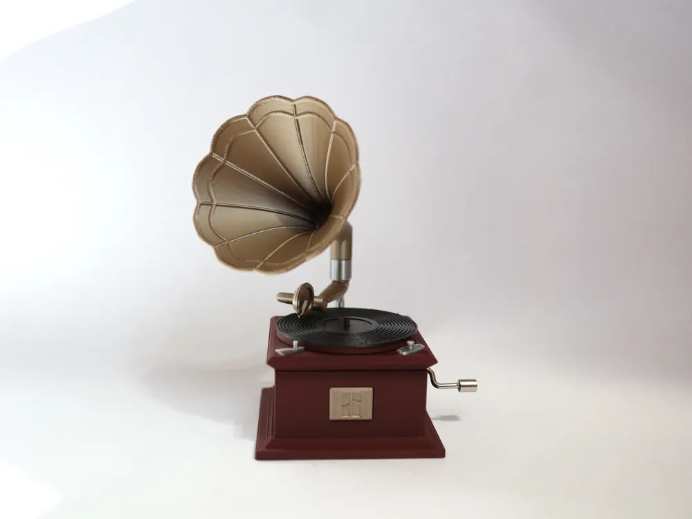 Gramophone Music Box Kit-K015 by occultfullelo MakerWorld: Download Free 3D Models