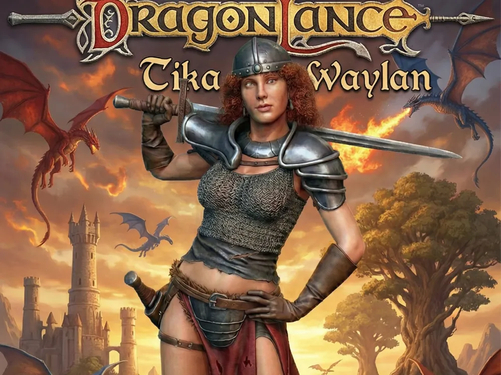 Dragonlance: Tika Waylan - Free 3D Print Model - MakerWorld
