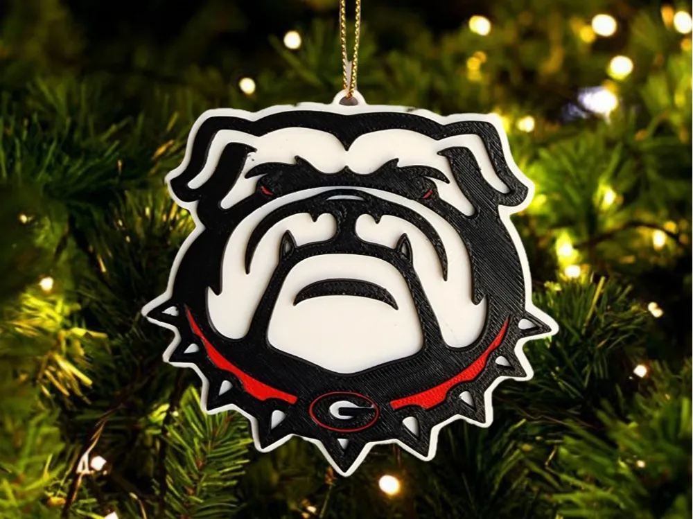 Georgia Bulldogs Ornament by RS - MakerWorld
