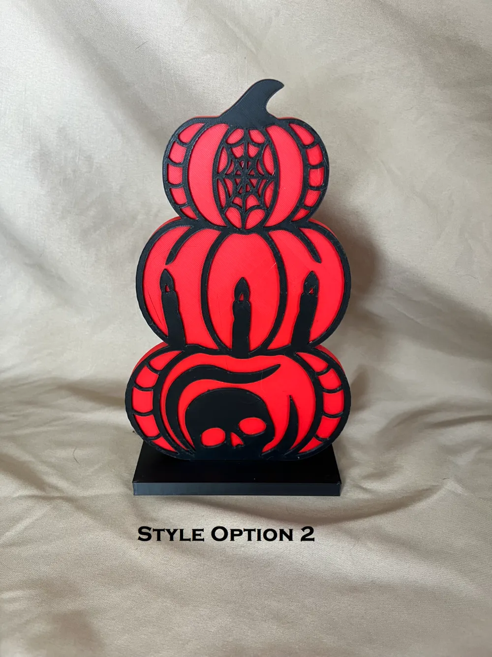 3 Tier Pumpkin Halloween Decoration by ttocs2 - MakerWorld