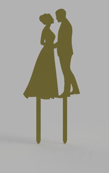 Wedding cake topper by Z3Dartandtech - MakerWorld