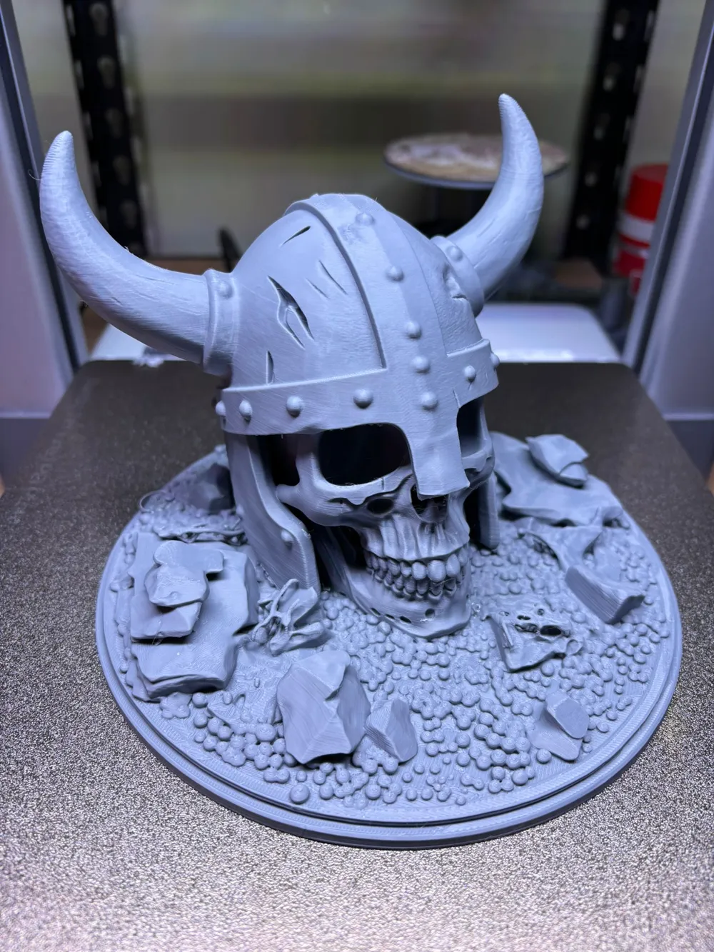 UL Fallen Soldier Skull – Dark Fantasy Bust - Free 3D Print Model ...
