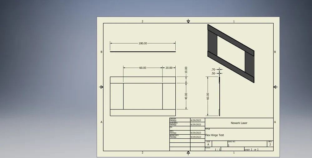 Flexible hinge test by mosquitobrain - MakerWorld