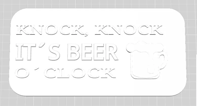 Knock, Knock, (Gin / Beer) O´Clock Lightbox by dxdiag - MakerWorld