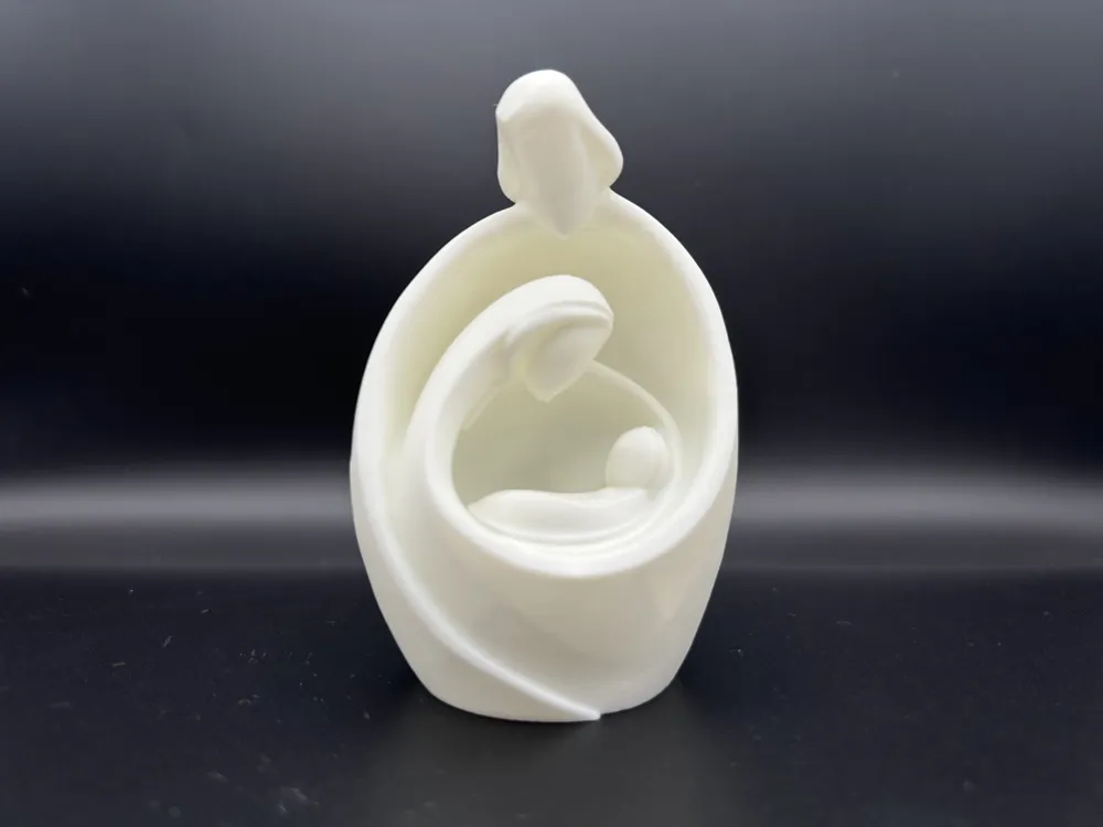 Hugging Holy Family Figurine - Free 3D Print Model - MakerWorld