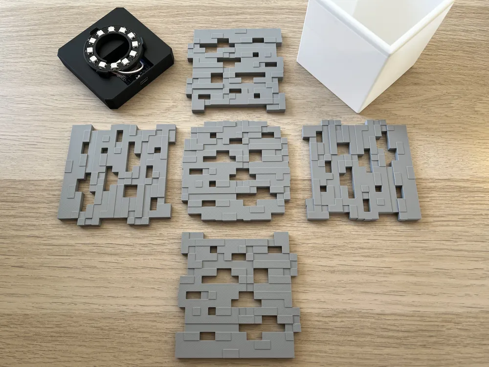 Minecraft Ore Lamp (WLED / ESP32 D1 Mini USB-C) by Rauks MakerWorld ...