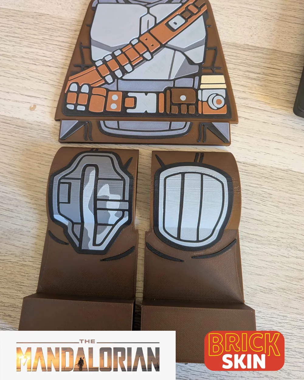 BrickSkin: Mandalorian MODULAR FIGURE - Free 3D Print Model - MakerWorld