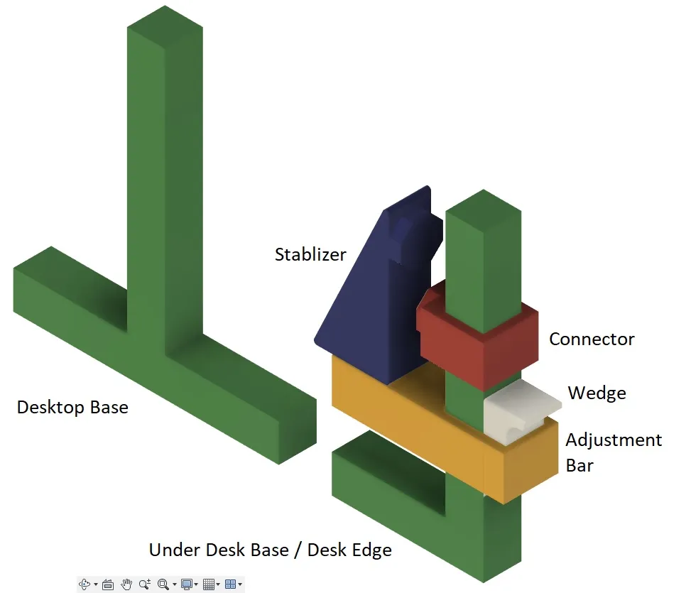 Multiboard Desk Mounting System by neocrisis - MakerWorld