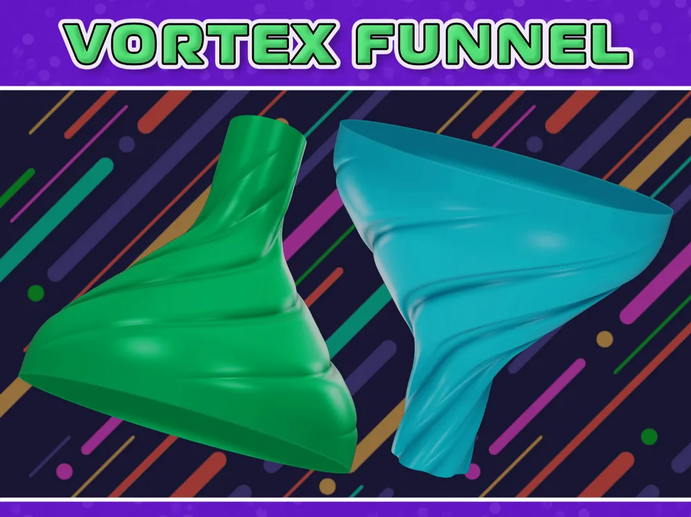 Vortex Funnel - Free 3D Print Model - MakerWorld