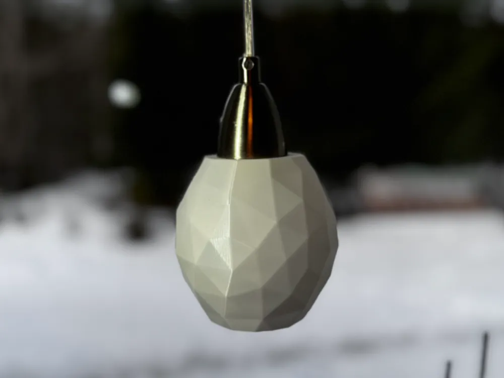 Elegant low poly lamp shade (no support) by Made_by_Djanjal - MakerWorld