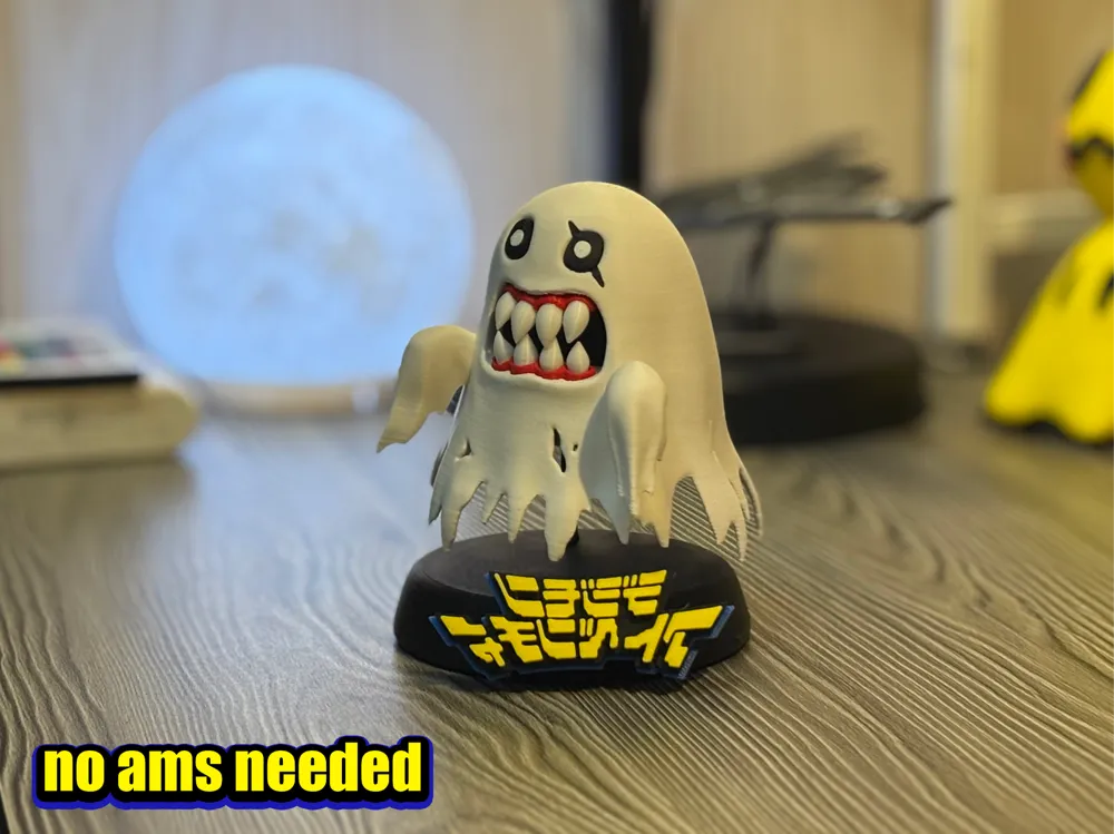 Digimon Phantomon figure model, no AMS multi-part assembly required ...