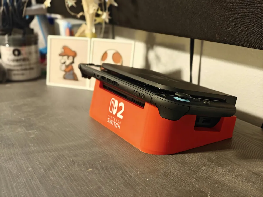 Nintendo Switch 2 - Horizontal Dock Stand [Remix] - Free 3D Print Model ...
