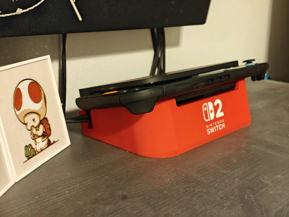 Nintendo Switch 2 - Horizontal Dock Stand [Remix] - Free 3D Print Model ...