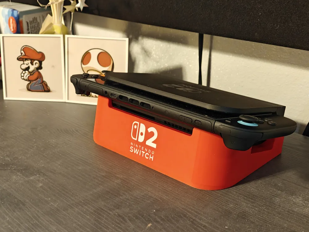 Nintendo Switch 2 - Horizontal Dock Stand [Remix] - Free 3D Print Model ...