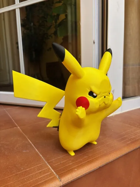 Angry Pikachu window - Free 3D Print Model - MakerWorld