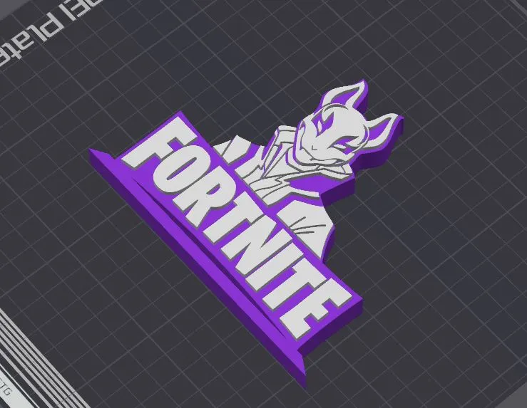Fortnite Logo Stand Drift by 5kyrunn3r - MakerWorld