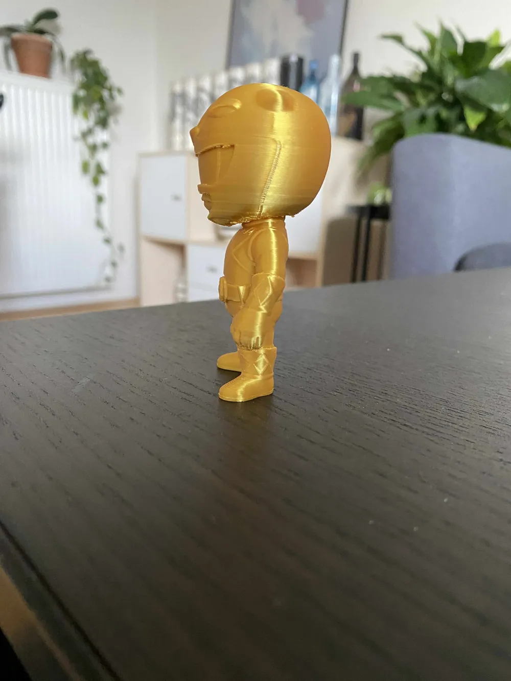 Yellow Power Ranger Chibi Style - Free 3D Print Model - MakerWorld