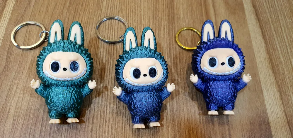 Llaveros Labubu de 7 cm de alto con ojos móviles por asifn20 MakerWorld ...