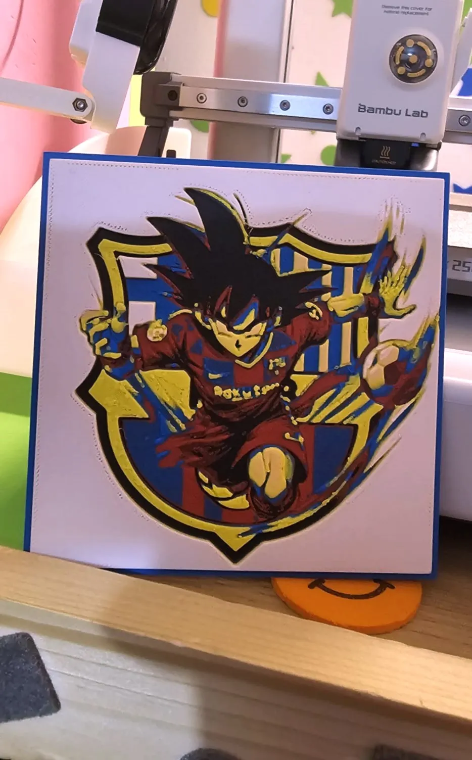 GOKU Barcelona CF by benito valentin MakerWorld: Download Free 3D Models