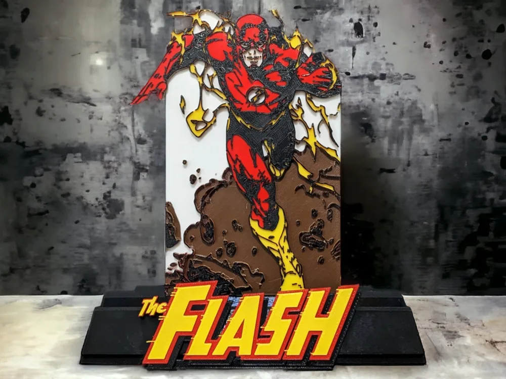The Flash Comic Book Stand - Wall Mount Ready by standitupstore ...