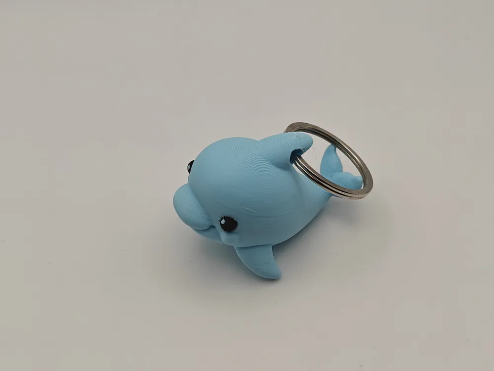 Chibi Dolphin keychain - Free 3D Print Model - MakerWorld