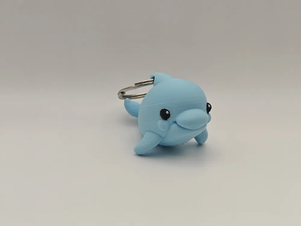 Chibi Dolphin keychain - Free 3D Print Model - MakerWorld