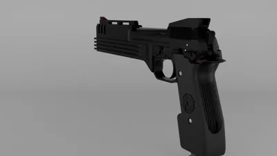 Auto 9 Pistol from Robocop (1987) by Neebick MakerWorld: Download Free ...