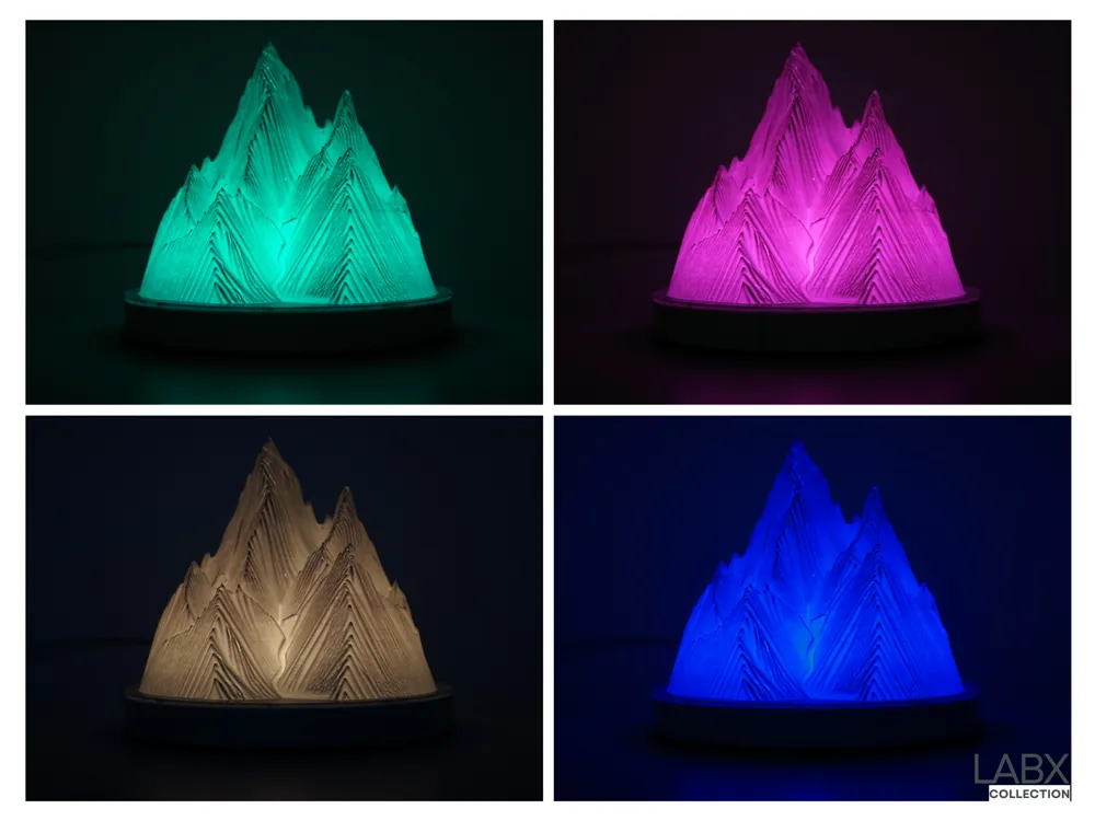 Crystal Summit Desk Lamp - Free 3D Print Model - MakerWorld