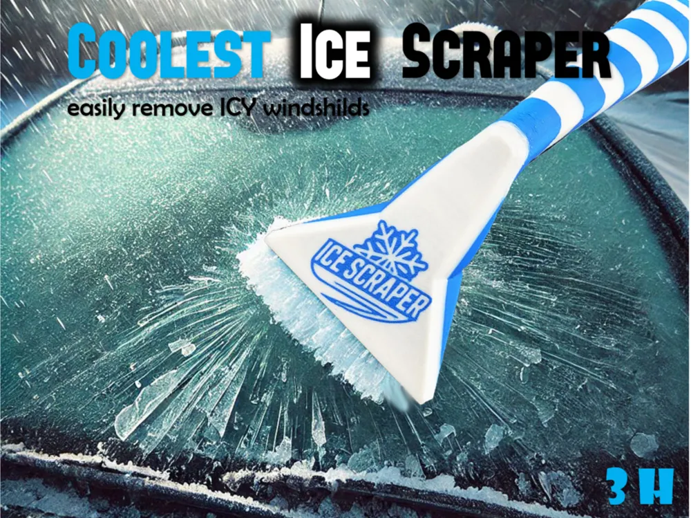 Coolest Ice Scraper - Free 3D Print Model - MakerWorld