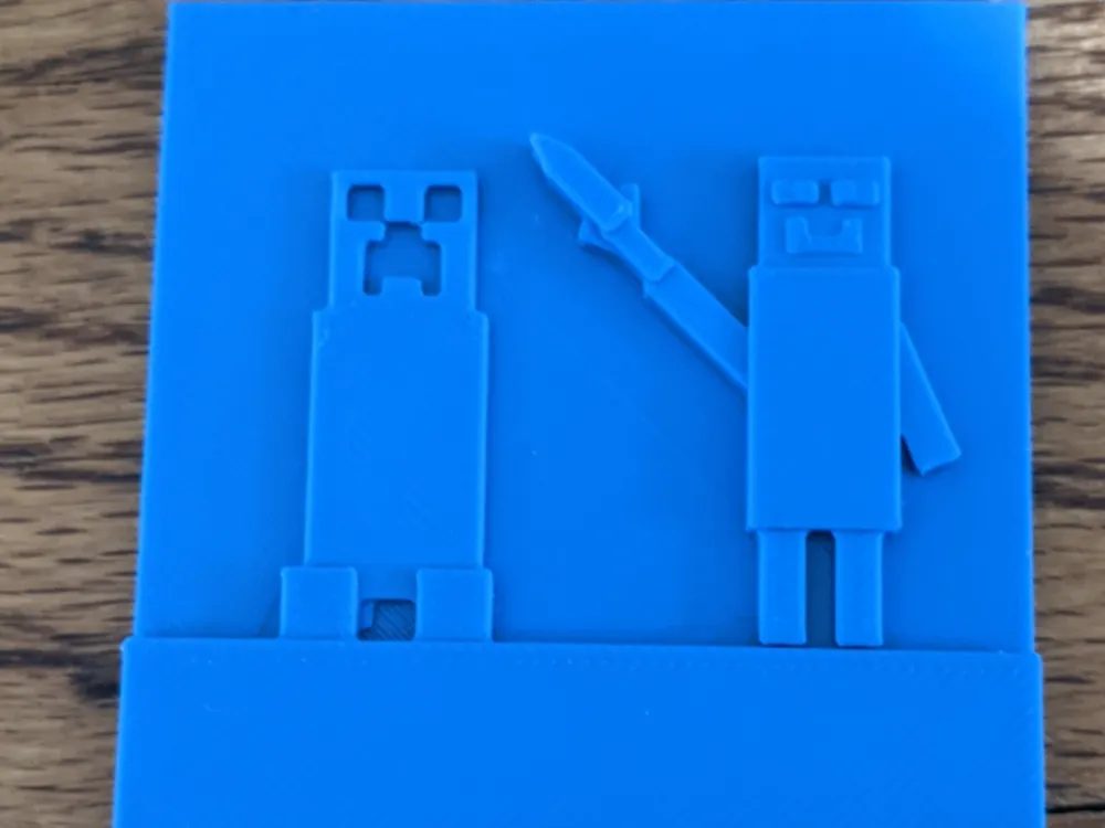 2D Minecraft creeper image by alexoroot - MakerWorld