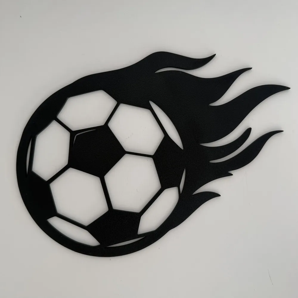 Burning football - Free 3D Print Model - MakerWorld