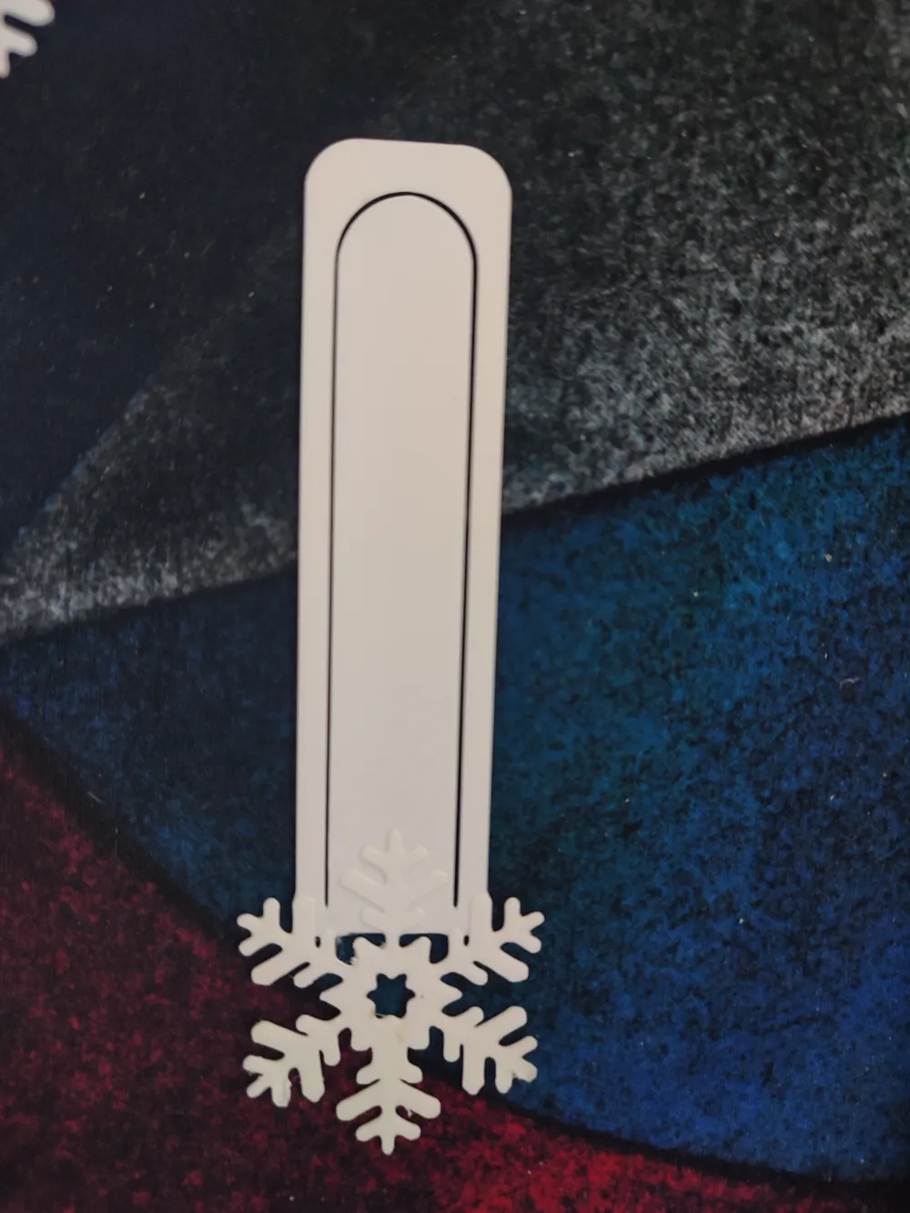 Snowflake bookmark by IValchev - MakerWorld
