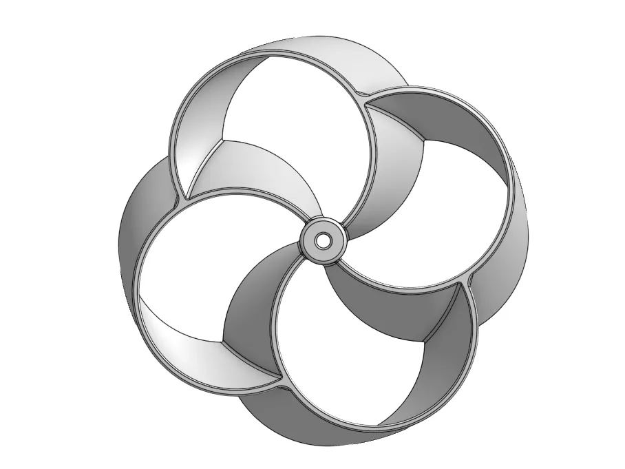 Toroidal Propeller [4 Blades] by spencerwondo - MakerWorld