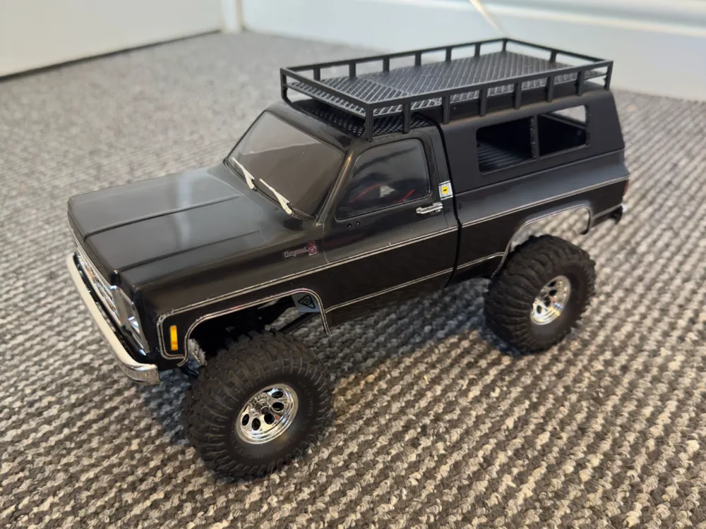 Traxxas TRX4M High Trail Rear Cab with Roof Rack by benlovley - MakerWorld