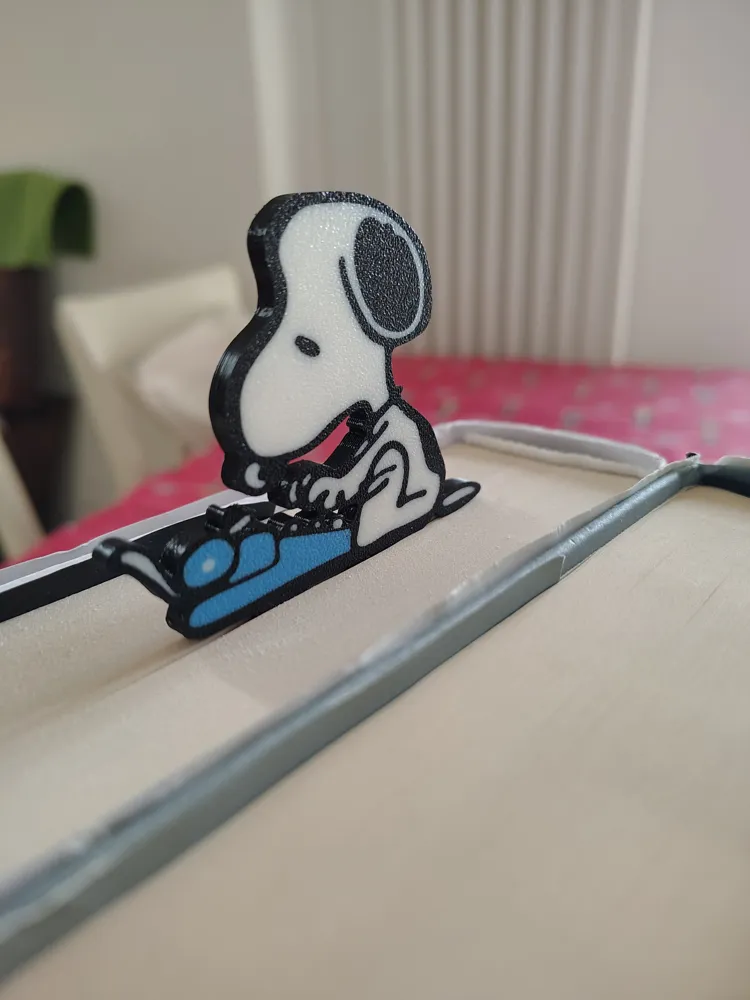 Snoopy bookmark - Free 3D Print Model - MakerWorld