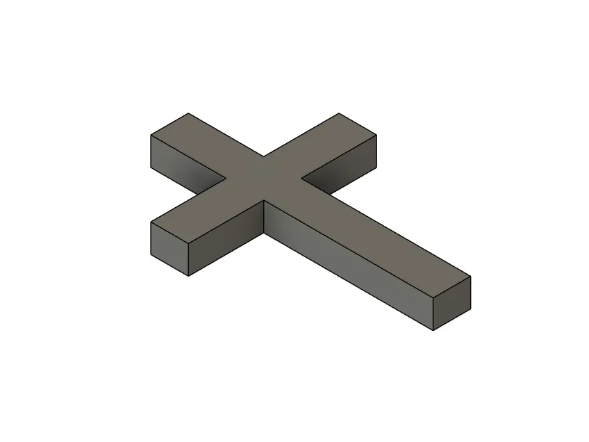 Christian cross - basic shape by 3ni - MakerWorld