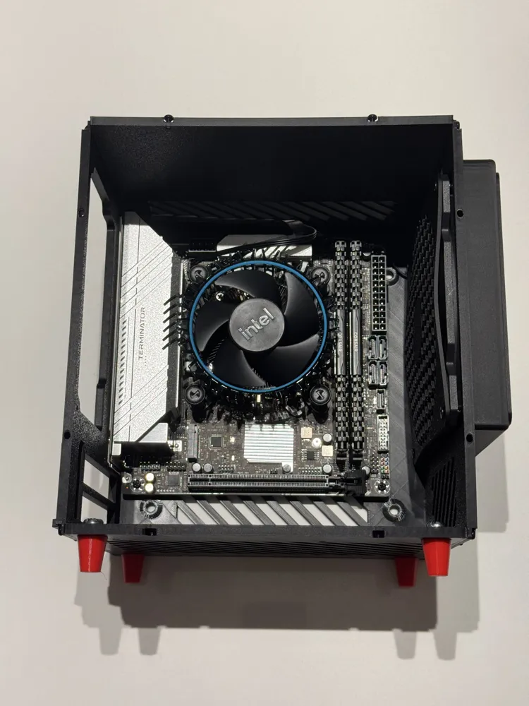 7.5L Mini ITX Case with ATX PSU (No Riser Needed) Remixed by Thud MakerWorld: Download Free 3D ...