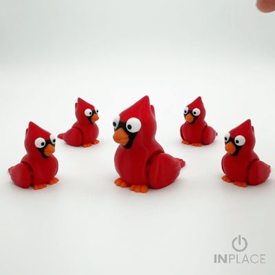 cardinal 3d print model download - MakerWorld