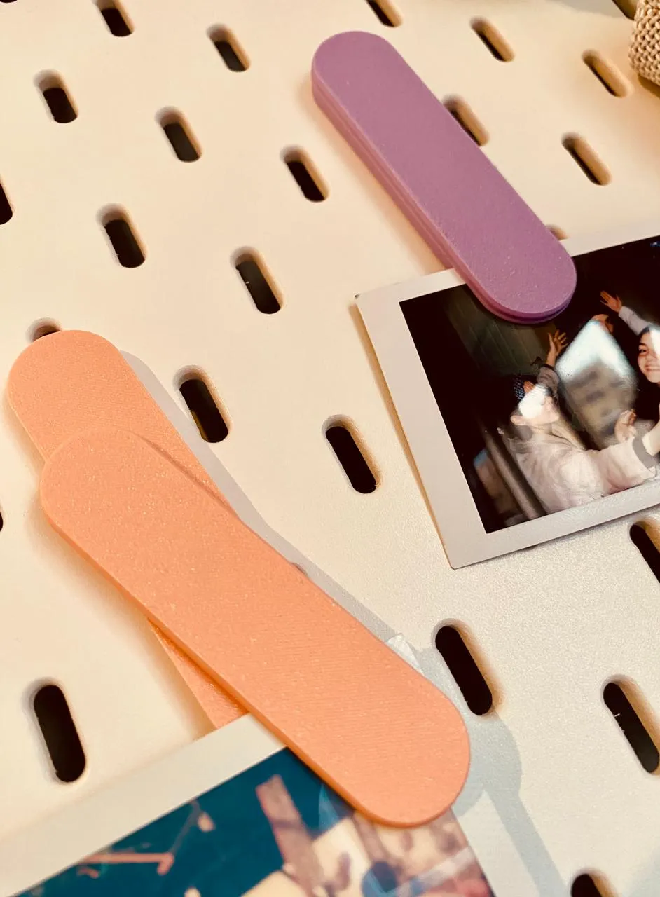 Pegboard clip (SKADIS IKEA) by myUsefulStuff_vaso MakerWorld: Download ...