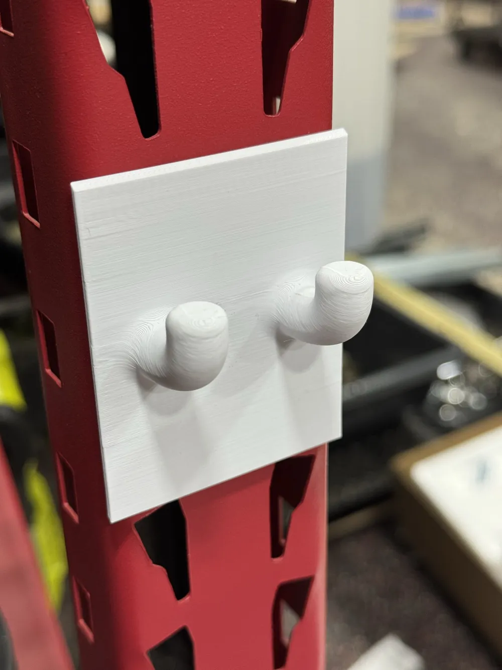 Husky Storage Shelf Front Mounted Hooks - Free 3D Print Model - MakerWorld