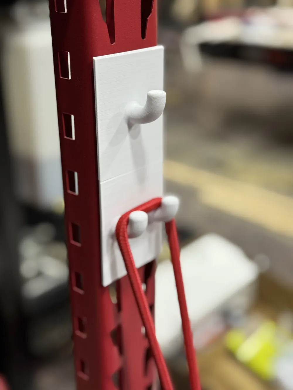 Husky Storage Shelf Front Mounted Hooks - Free 3D Print Model - MakerWorld