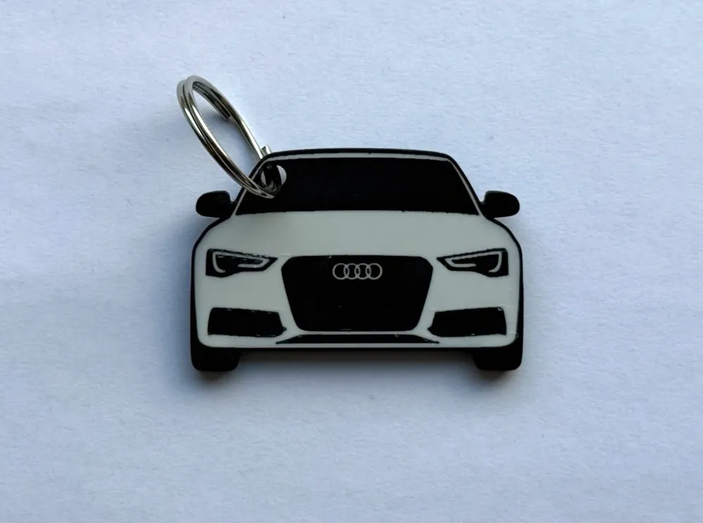 Car Keychain - Audi A5 (gen. 8T) - Free 3D Print Model - MakerWorld