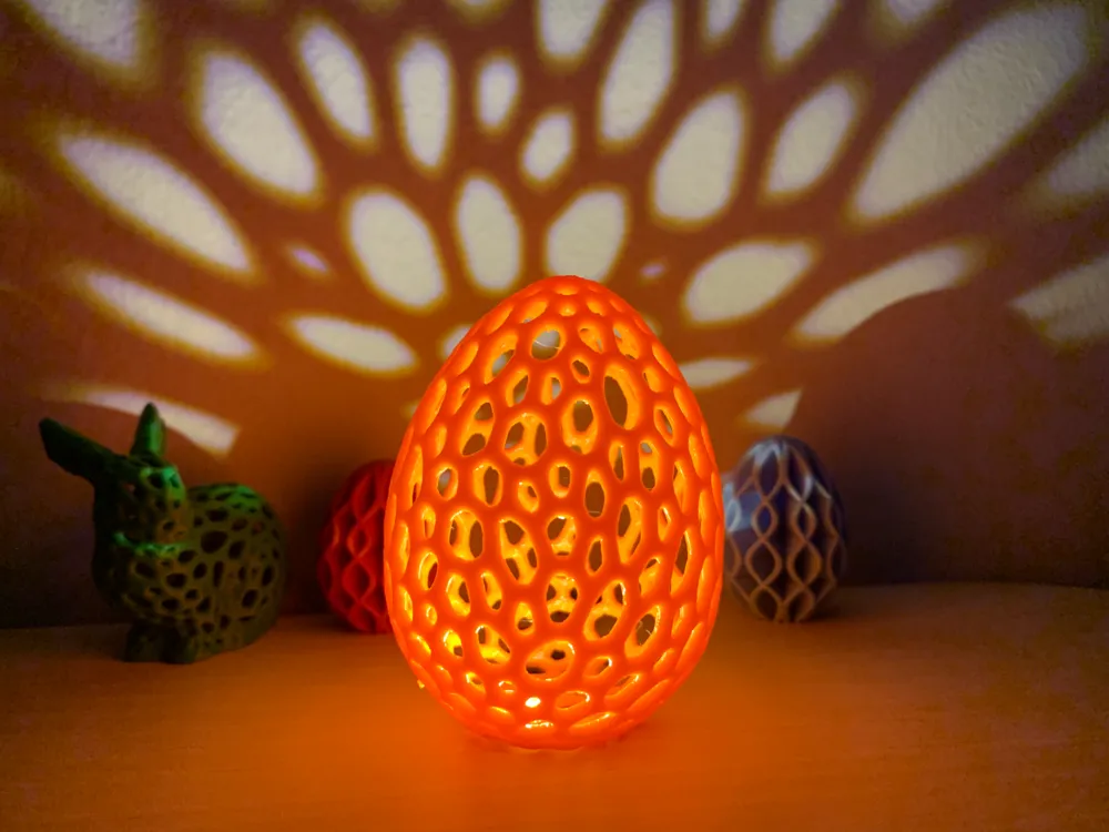 Easter Egg Voronoi by Xeraj - MakerWorld