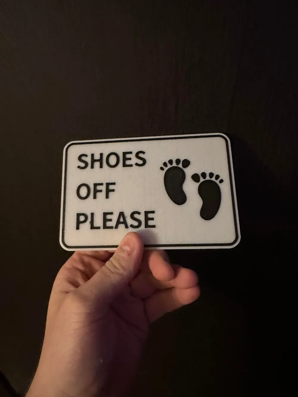 Shoes off Please by Nates Print Shop MakerWorld: Download Free 3D Models
