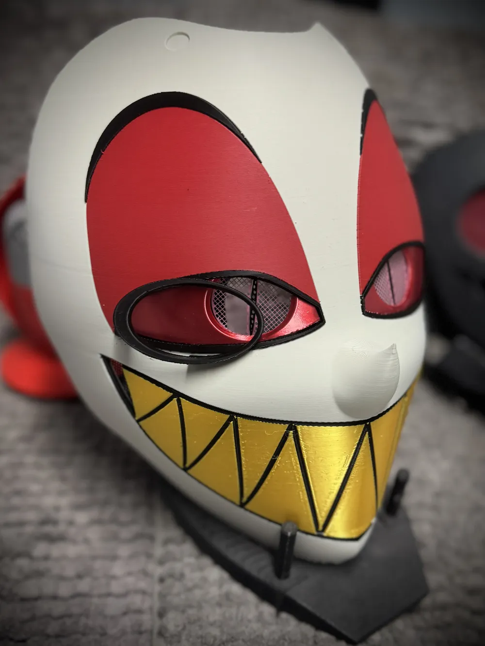 Hazbin Hotel Inspired Alastor Mask - Free 3D Print Model - MakerWorld