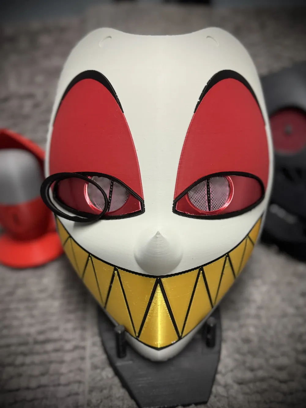 Hazbin Hotel Inspired Alastor Mask - Free 3D Print Model - MakerWorld