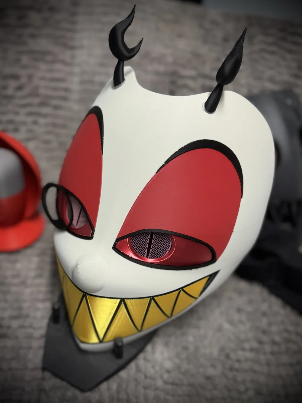 Hazbin Hotel Inspired Alastor Mask - Free 3D Print Model - MakerWorld