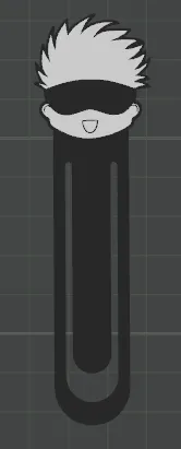 JJK Gojo Bookmark Remixed by jjchocMakerWorld: Download Free 3D Models